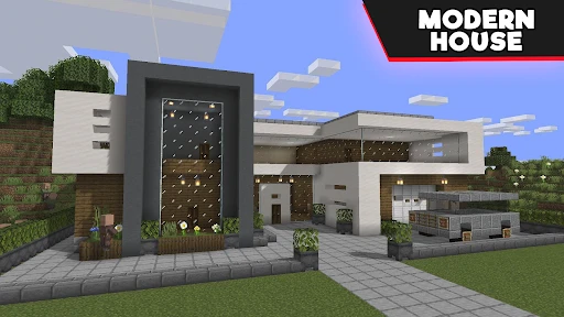 Modern House Map for Minecraft をダウンロード - Appcracy