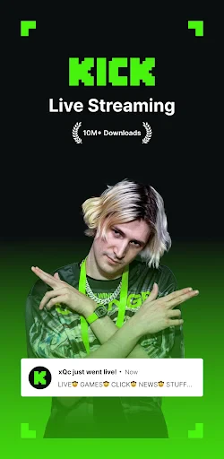 Download Kick: Live Streaming - Appcracy