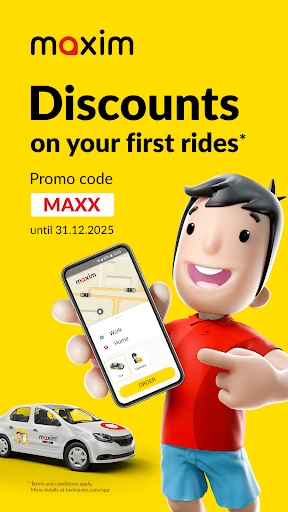 Download maxim — order a taxi & food - Appcracy