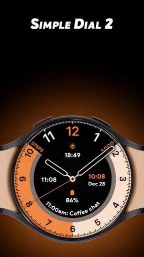 Download Simple Dial 2 - Watch face - Appcracy