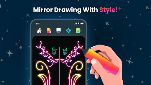 ดาวน์โหลด Magic Doodle: Glow Art Drawing - Appcracy