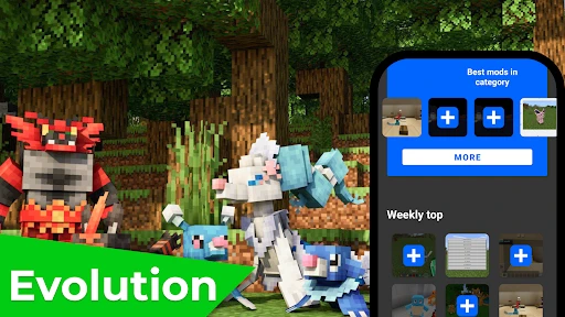 ดาวน์โหลด Mods pixel monsters for mcpe - Appcracy