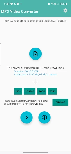 ดาวน์โหลด MP3 Video Converter - Appcracy