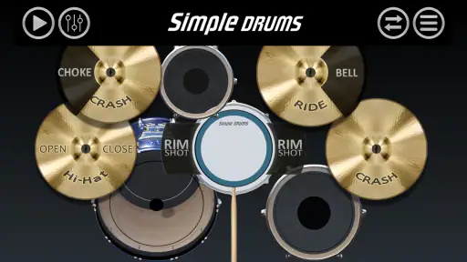 ดาวน์โหลด Simple Drums - Drum Kit - Appcracy